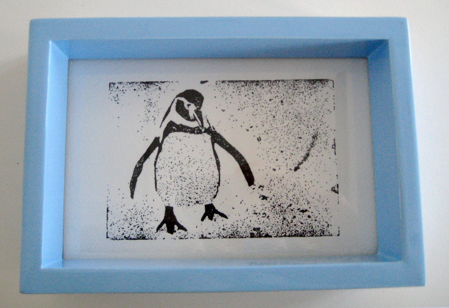 Limited Edition Letterpress Print Penguin - Etsy