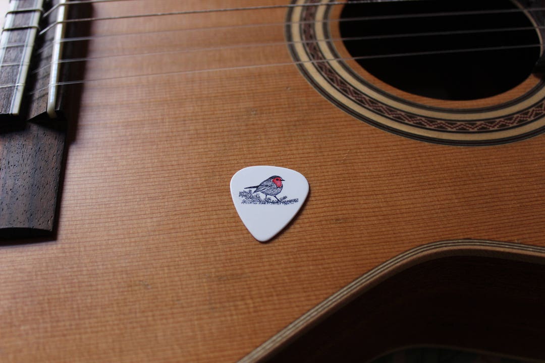 Plectrum in Five Designs - Robin, Bunny, Magpie, Penguin, Owl - Etsy