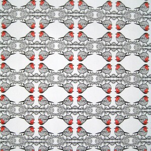 Robin Print Wrapping Paper - Etsy