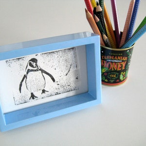 Limited Edition Letterpress Print Penguin - Etsy