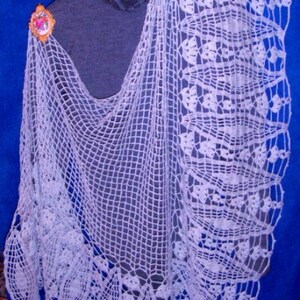Edelweiss Lace Shawl Crochet Pattern Pdf - Etsy