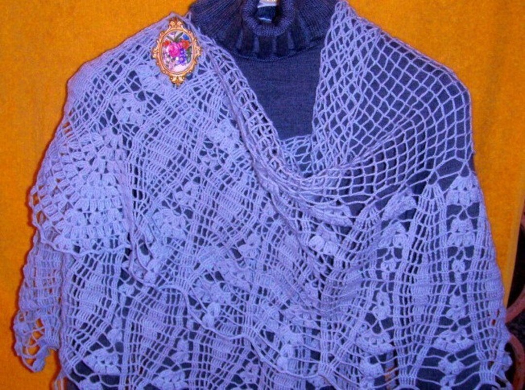 Edelweiss Lace Shawl Crochet Pattern Pdf - Etsy