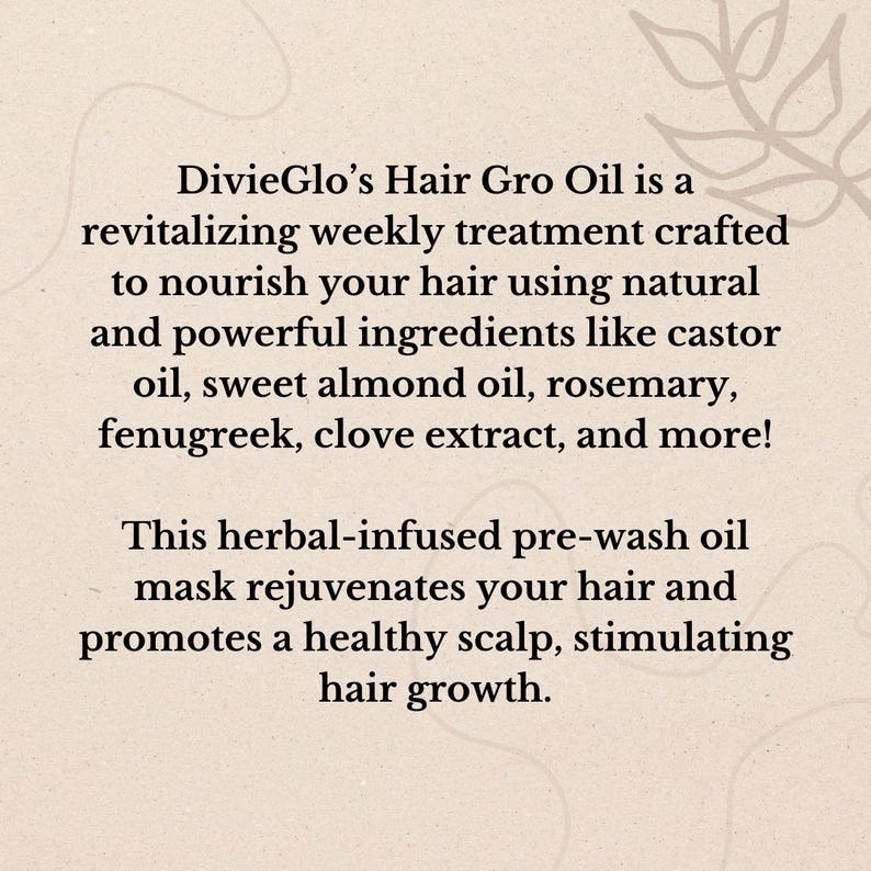 Divieglo Hair Gro Oil | South Asian Herbal Scalp Treatment for Growth ...