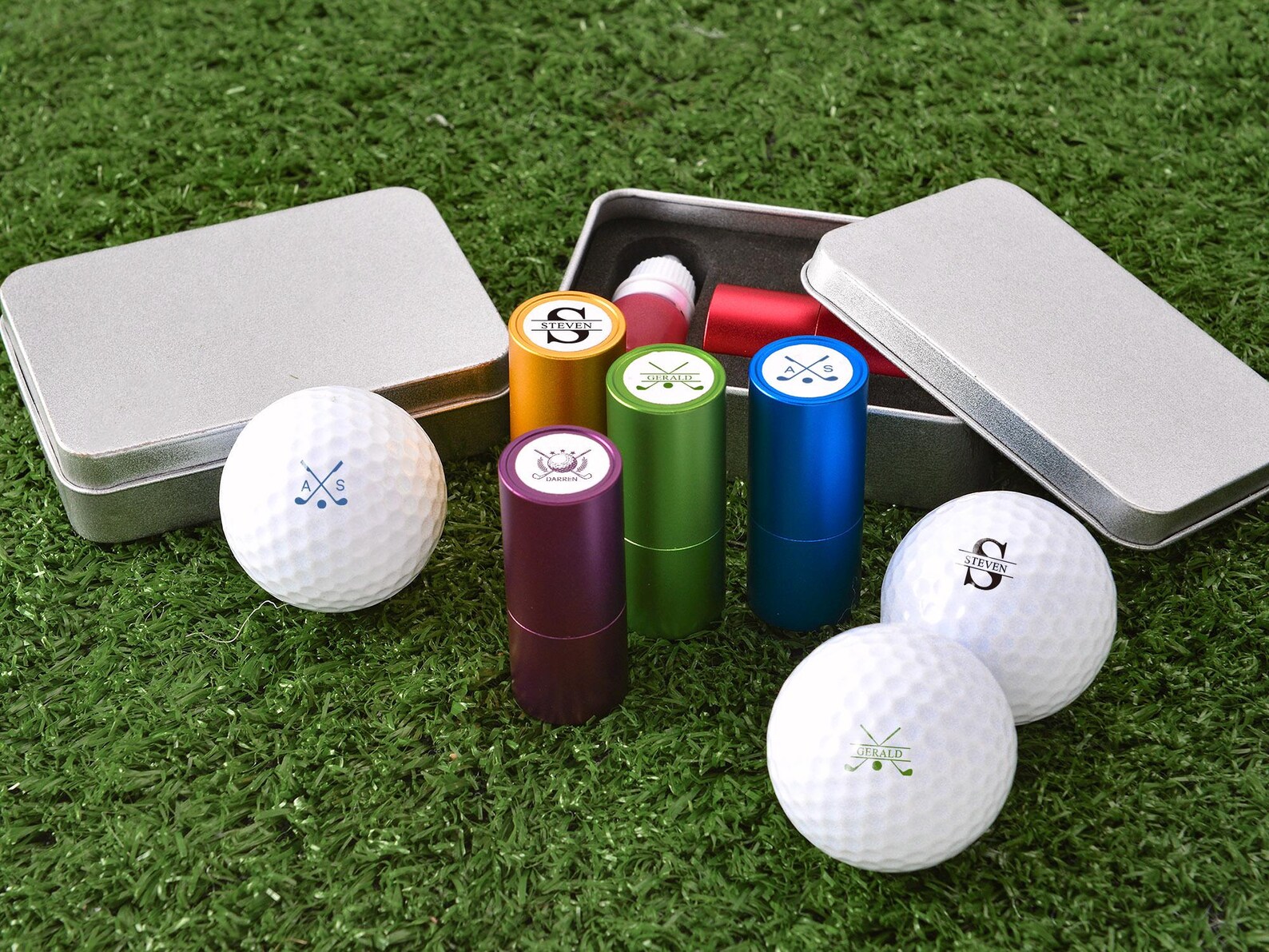 Custom Golf Stamp,golf Gifts for Men,golf Ball Marker,custom Golf Stamp ...