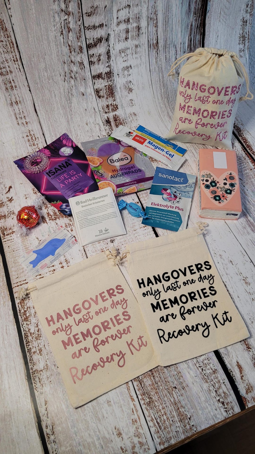 Custom Hangover Kit Bag I Anti Hangover Bag I Hangover Kit I ...