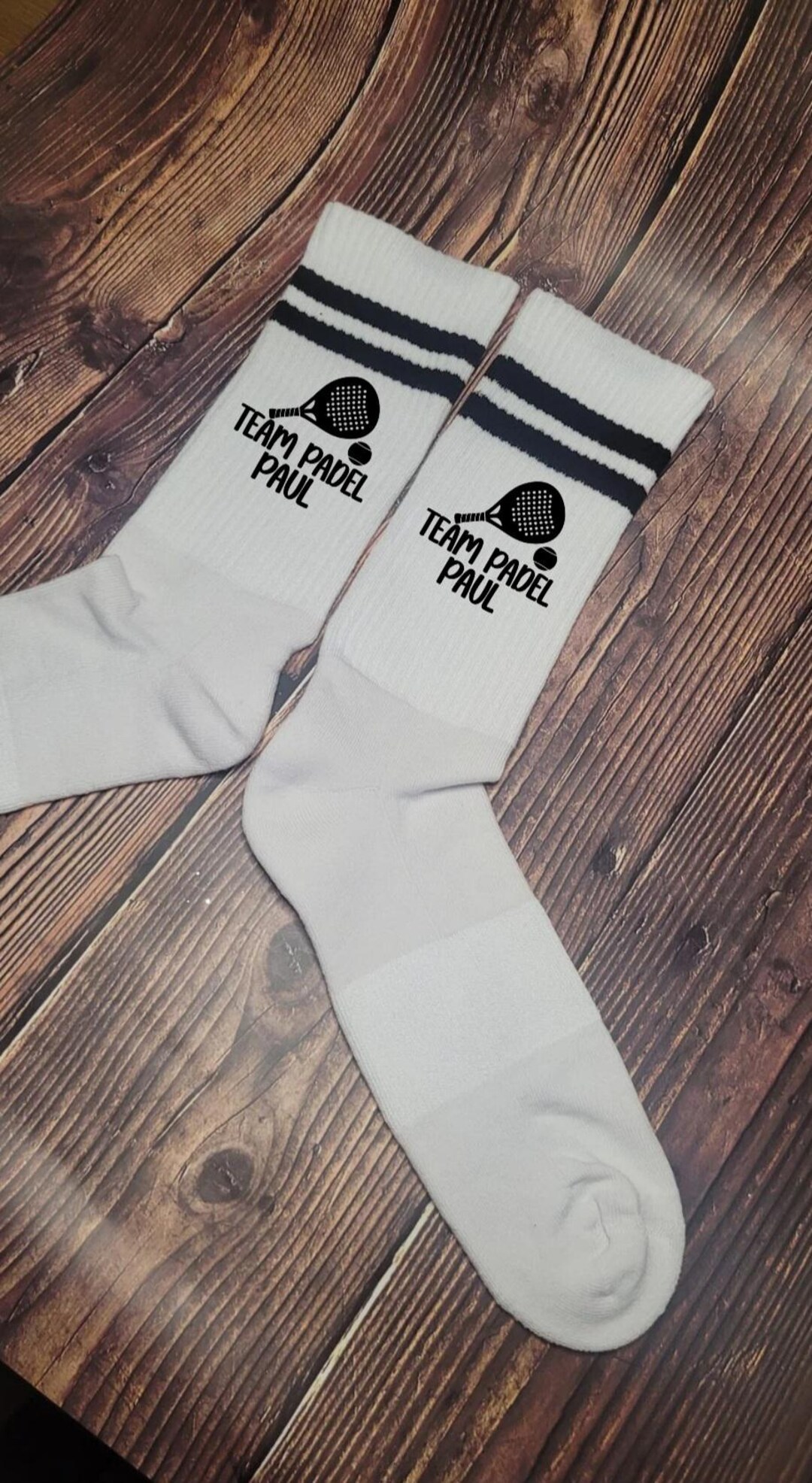 Padel Socks – Team Padel | King & Queen of the Court – Customizable ...