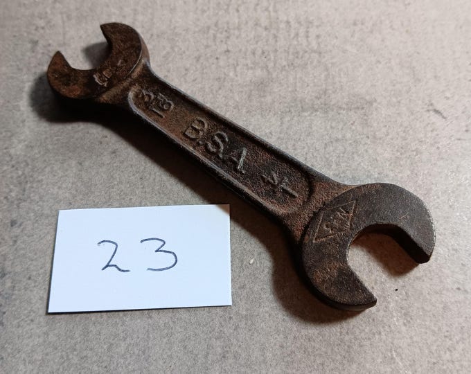 Vintage BSA Motorcycle Spanner - Classic British Bike Tools - Gift for ...