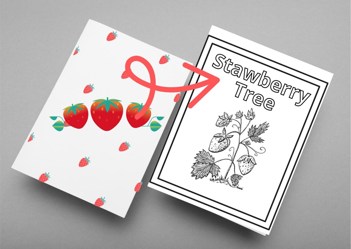 Coloring Book, Fruit Coloring Book, 40 Fruits Easy Coloring, Print ...