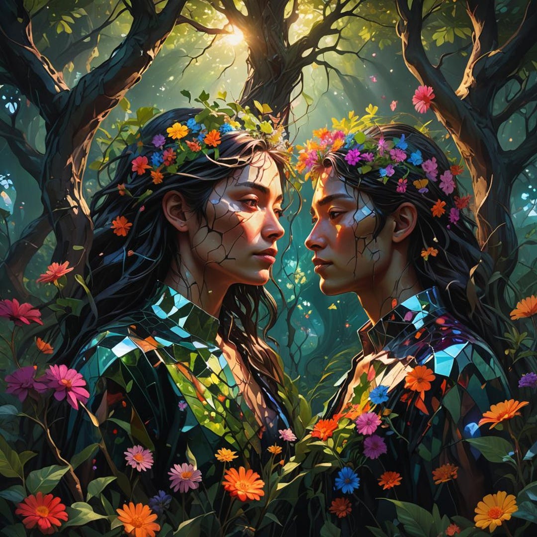 ''mirror Effect'' Collection. Digital Art, Unique Artwork, Modern ...