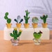 New Home Gifts, Handmade Mini Glass Cactus Flower Glass Cactus,glass ...