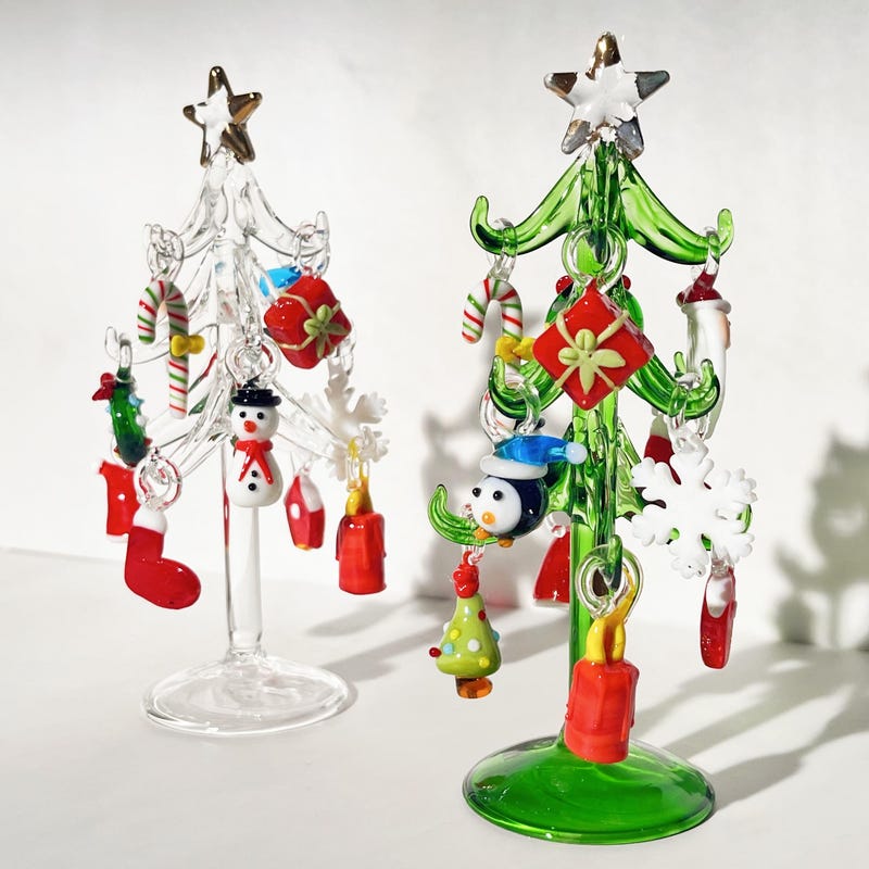 Glass Christmas Tree - Etsy