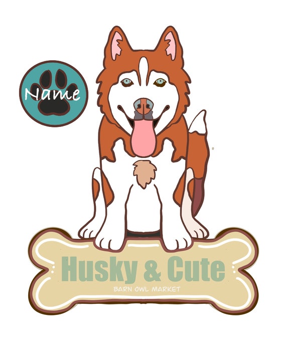 Husky Template Dog Template Husky Dog Template Husky and | Etsy