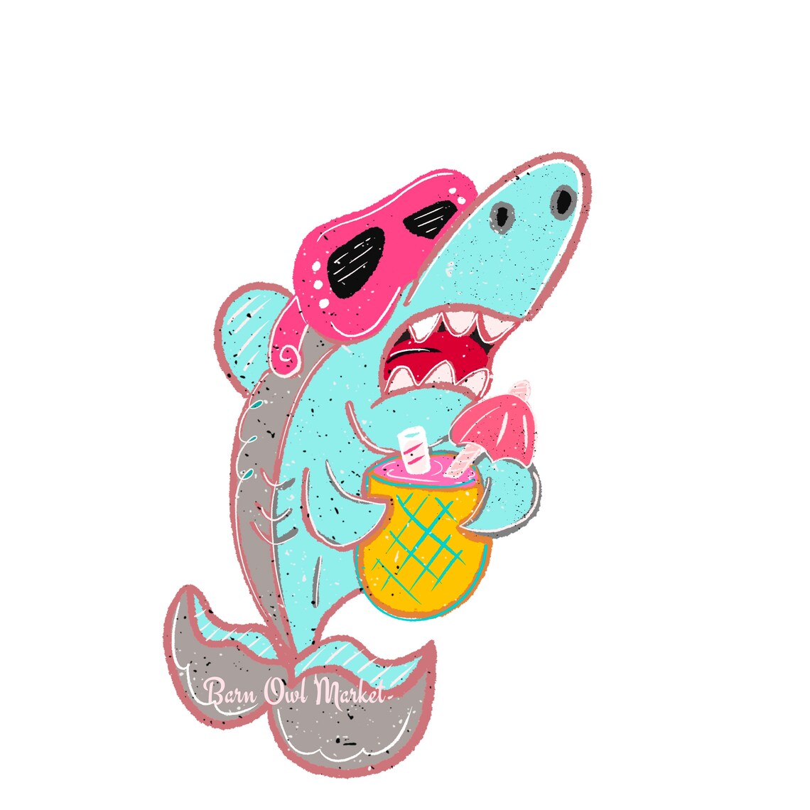 Shark Template Summer Template Summer Shark Template Shark - Etsy