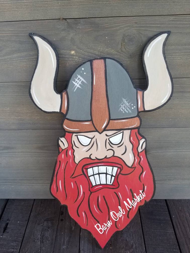 Viking Door Hanger Viking Sign Viking Birthday Decor - Etsy