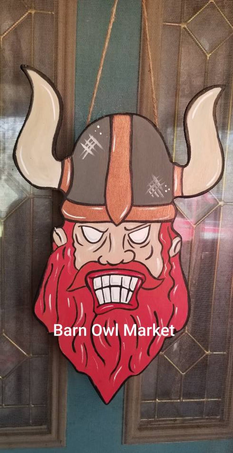 Viking Door Hanger Viking Sign Viking Birthday Decor - Etsy