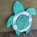 Turtle Door Hanger, Sea Turtle Door Hanger , Turtle Decor, Summer ...