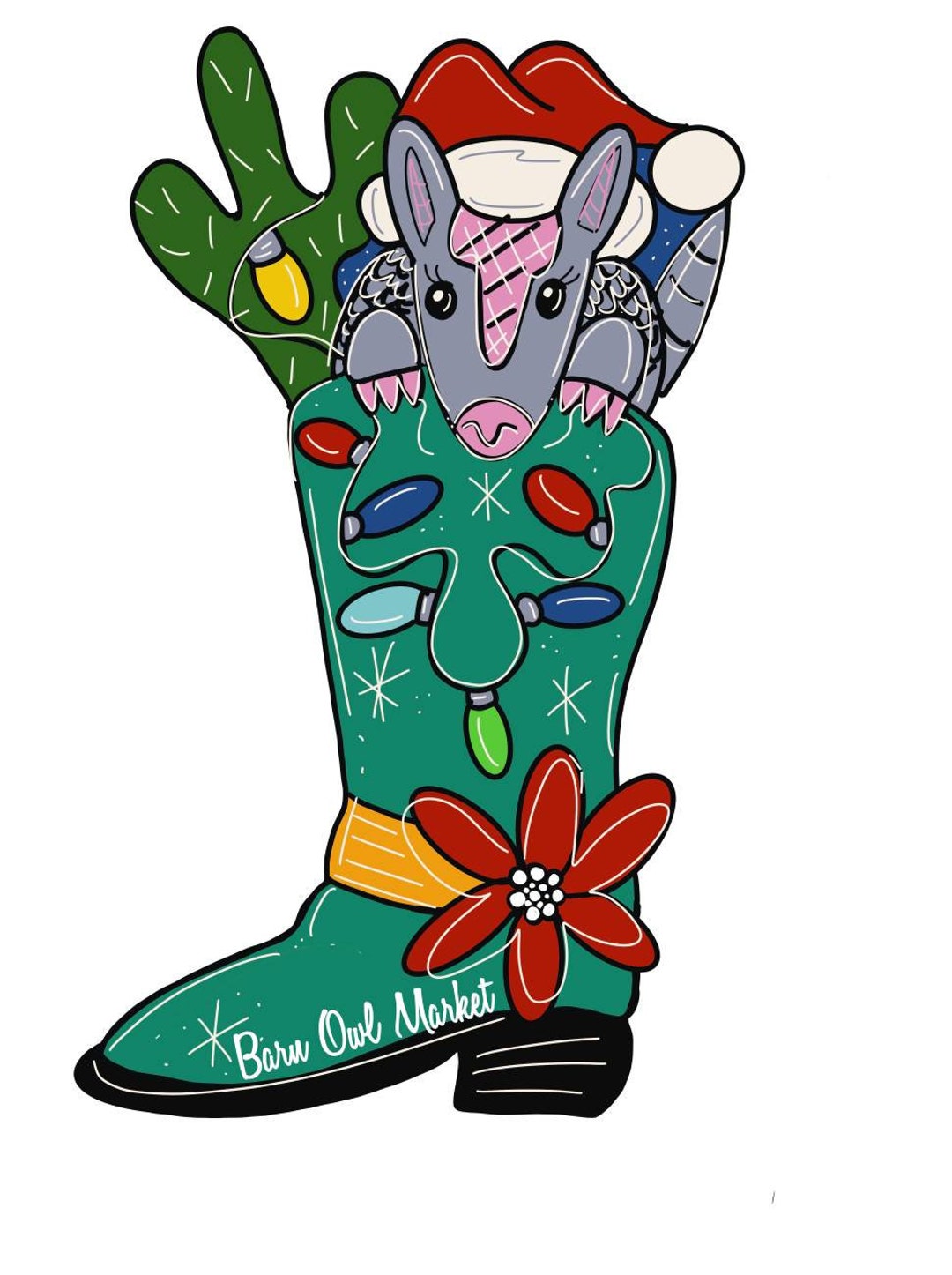Christmas Boot Template, Texas Christmas Boot Template - Etsy