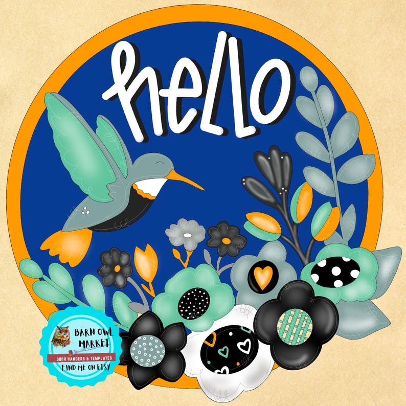 Hummingbird Template, Hello Hummingbird Template, Summer Template ...