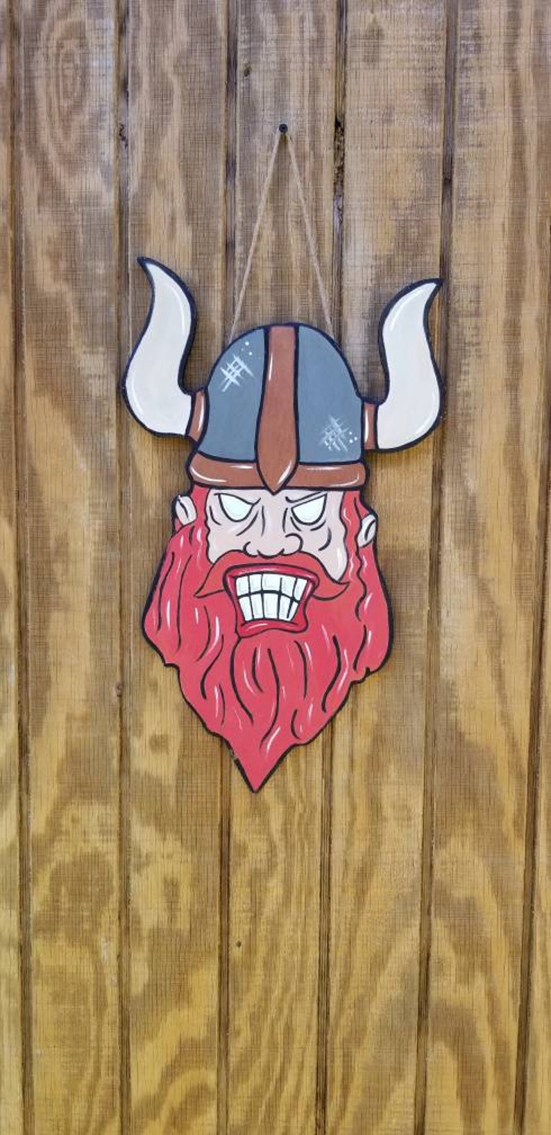 Viking Door Hanger Viking Sign Viking Birthday Decor - Etsy