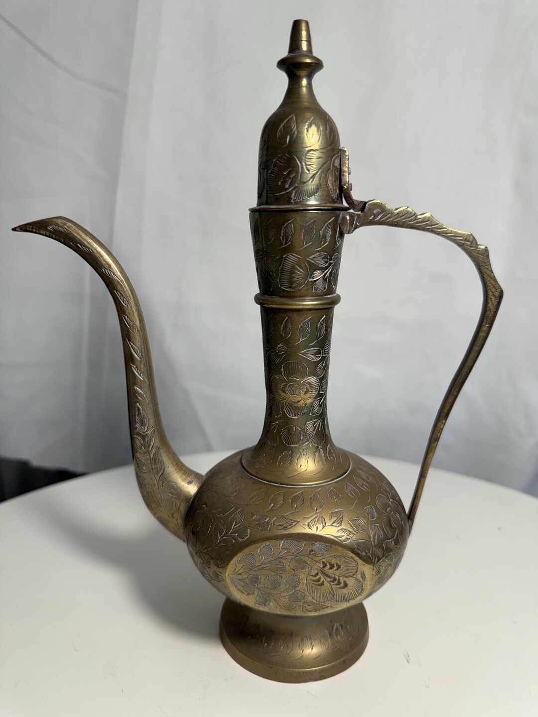 Brass Indian Coffee Pot - Etsy