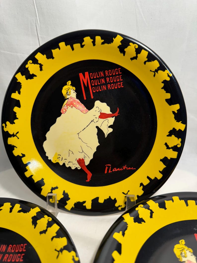 Moulin Rouge Plates - Etsy