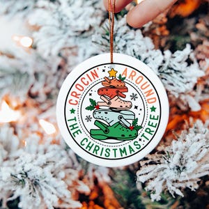 Crocin' Around the Christmas Tree PNG Croc Christmas Tree PNG Festive ...