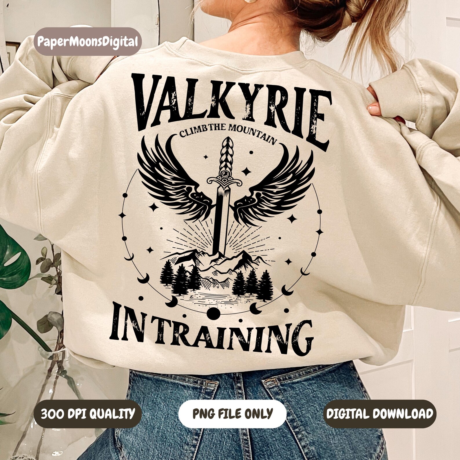 Valkyrie in Training PNG: ACOTAR Inspired Art (digital Download) - Etsy