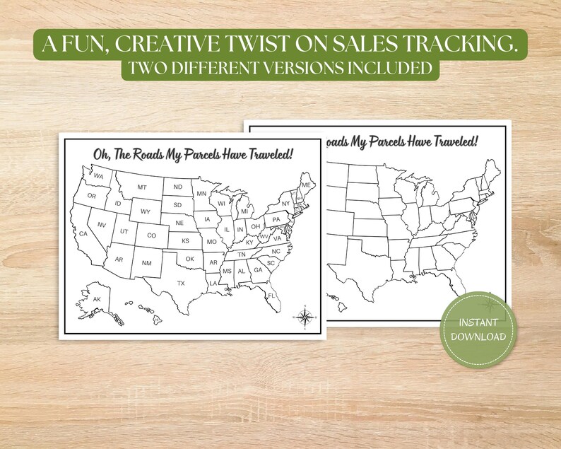 USA Map, Sales Tracker, Sales Map, Small Business Sales, Entrepreneur ...