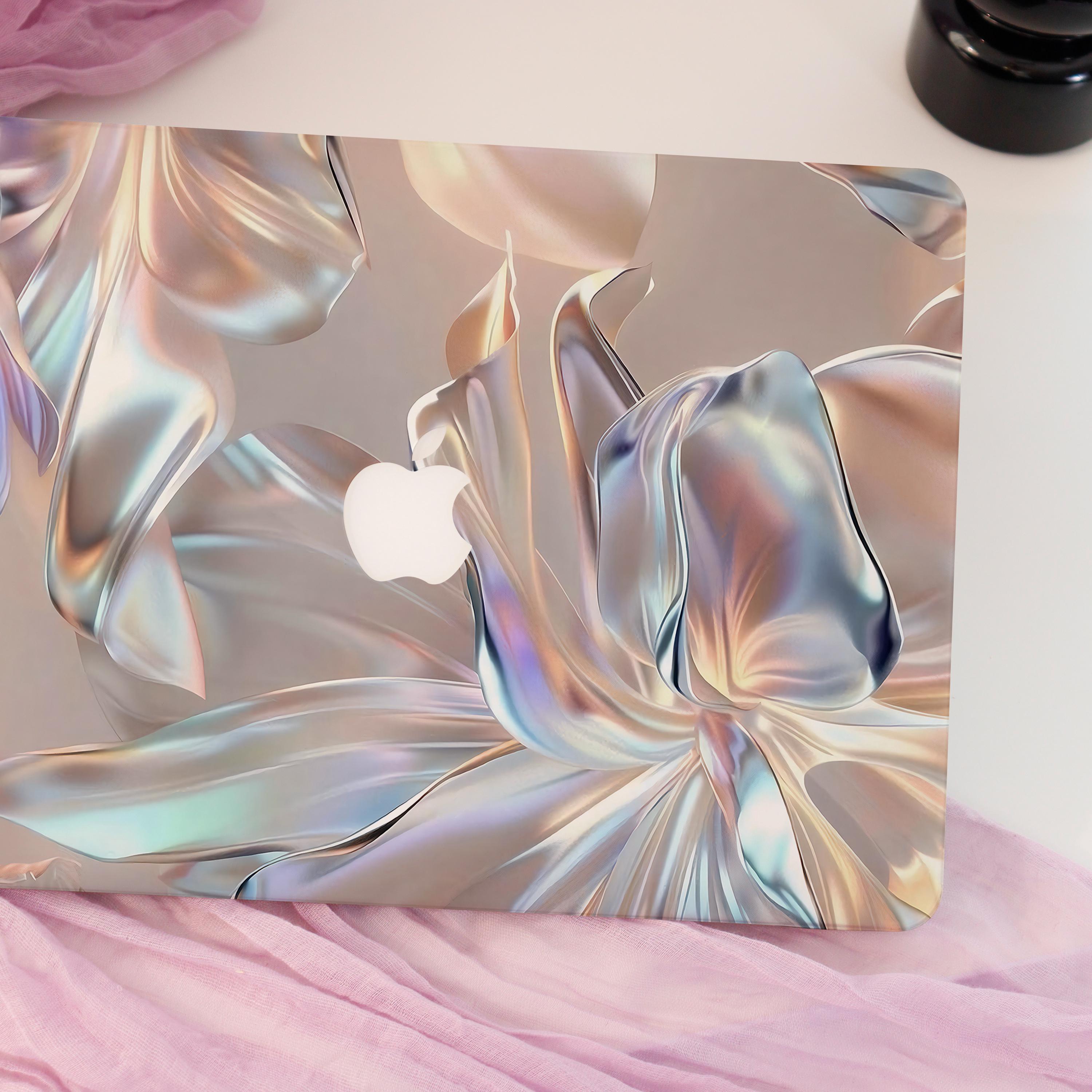 Metallic Sheen Petals Mac Case; Protective Laptop Case Cover for ...