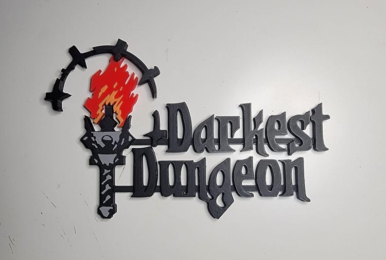 Darkest Dungeon 3D Logo - Etsy