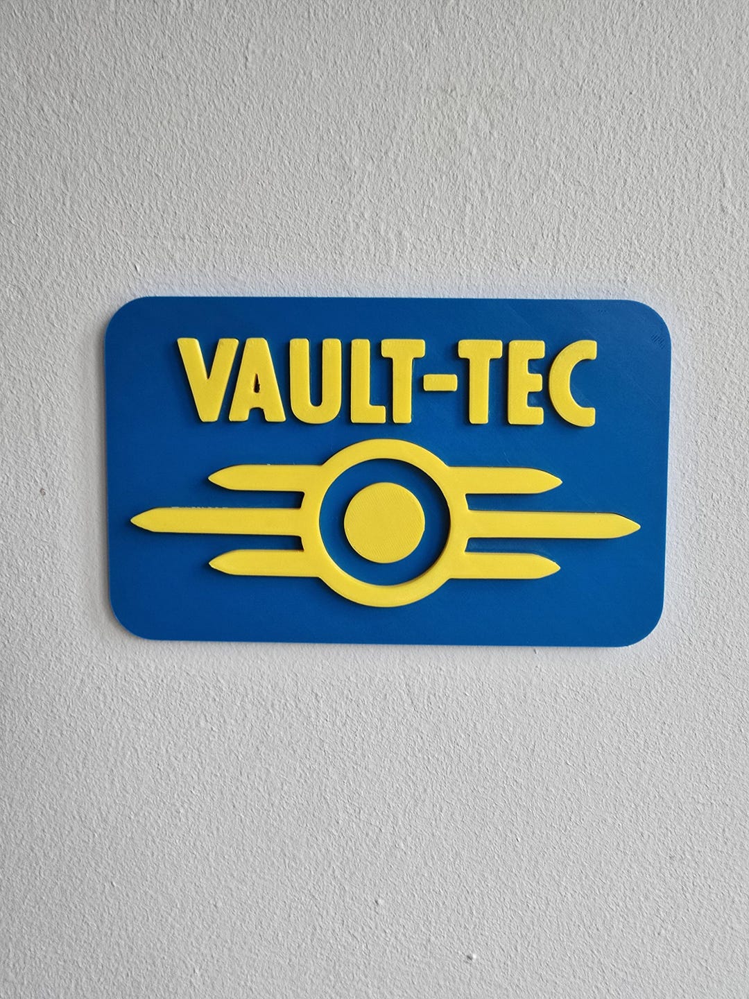 Fallout Vault Tec 3D Logo Art Decoration - Etsy