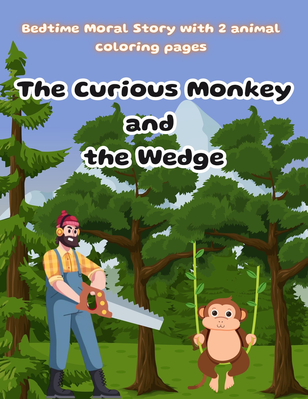 Bed Time Moral Story - the Curious Monkey and the Wedge | Toddlers ...