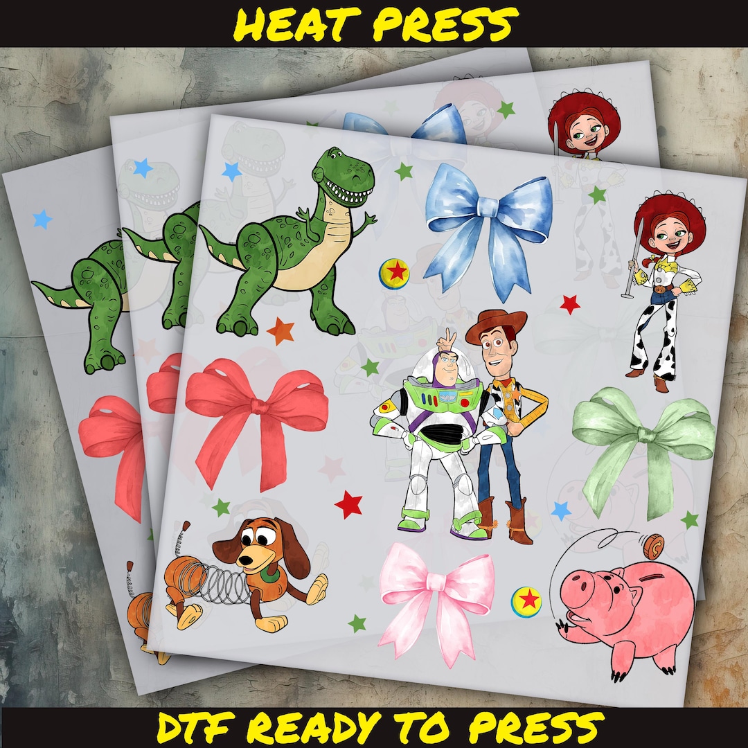 Disney Style Iron on Decal Dtf, Direct to Film Transfer ATX1719 - Etsy