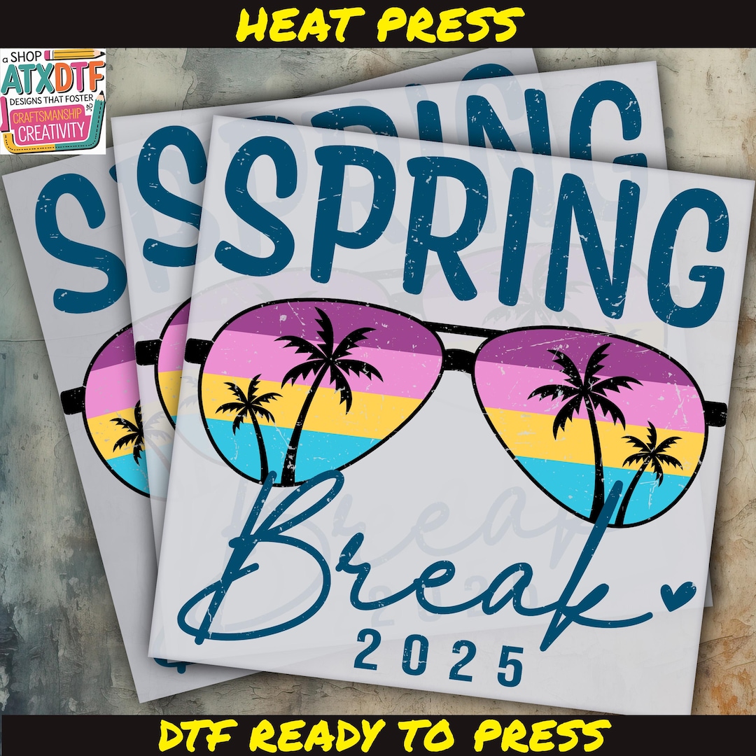 Spring Break DTF Transfer, Family Spring Break Dtf,girl Spring Break ...