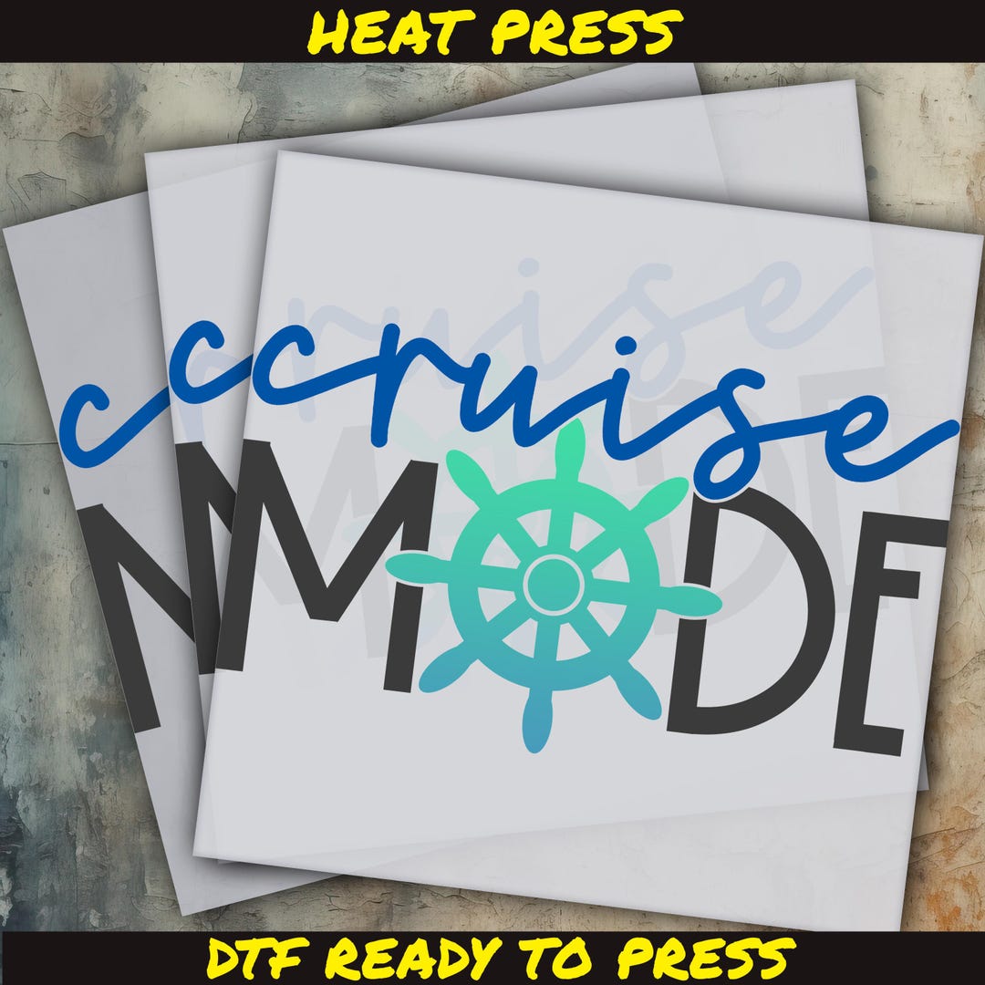 Cruise Mode Iron on Decal, Direct to Film Transfer ATX1678 - Etsy
