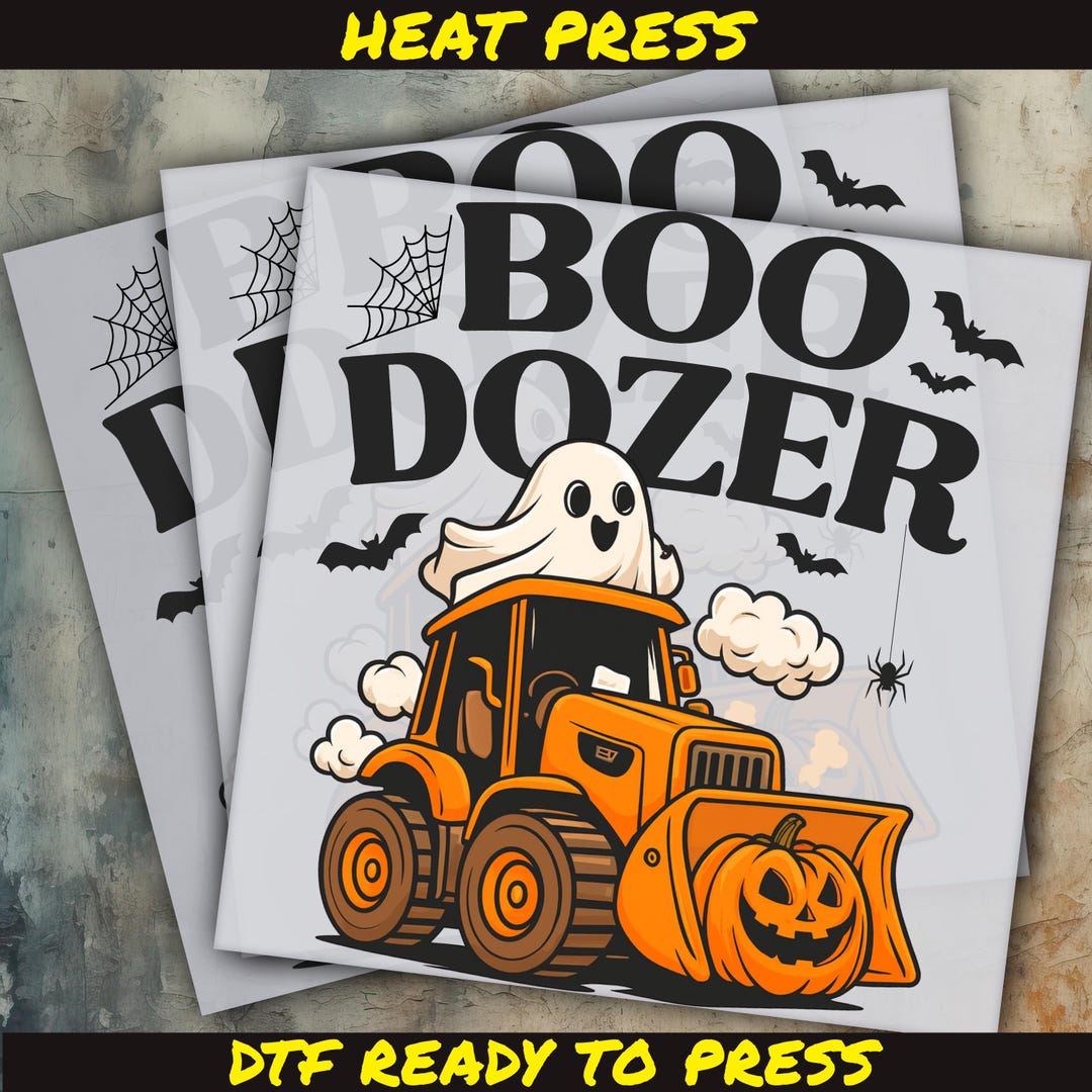 Boodozer Dtf,kids Halloween Dtf, Ready to Press DTF Transfer,iron on ...