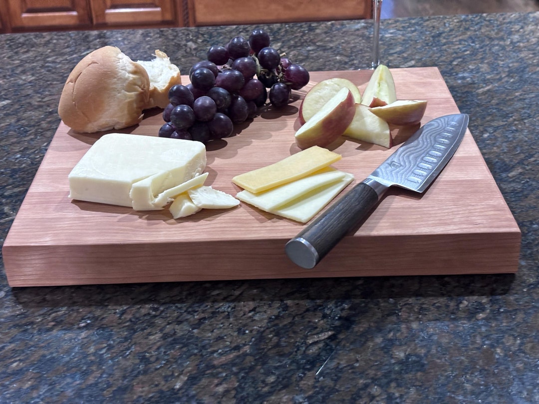 Solid Hardwood Cherry Cutting Boards - Handmade Kitchen Essential ...