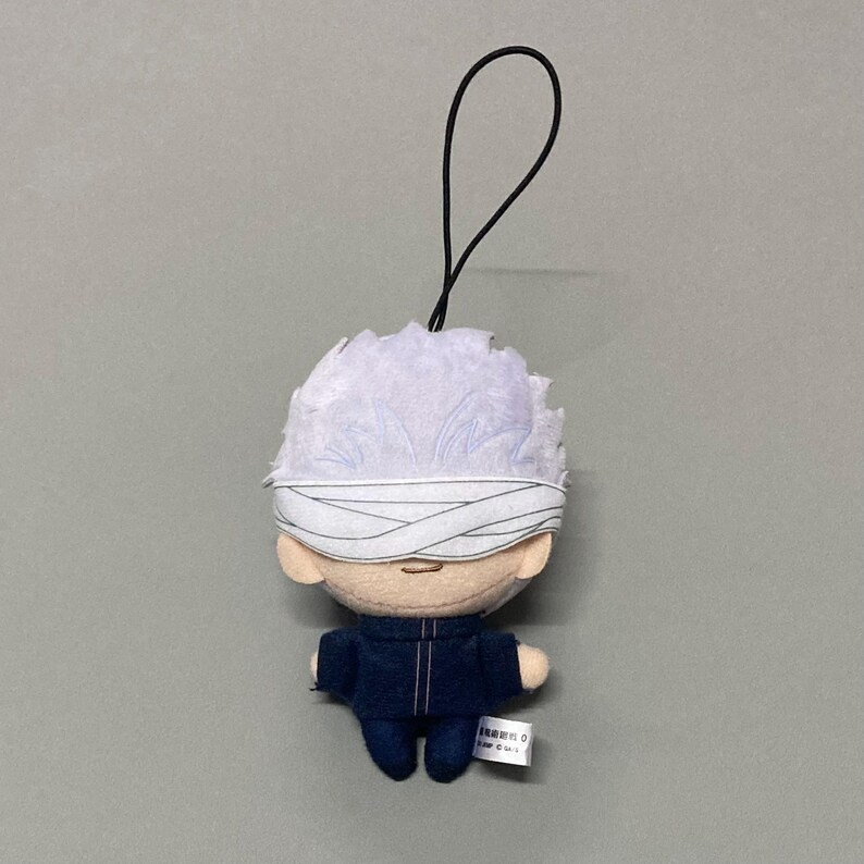 Satoru Gojo Jujutsu Kaisen Plush Keychain - Etsy
