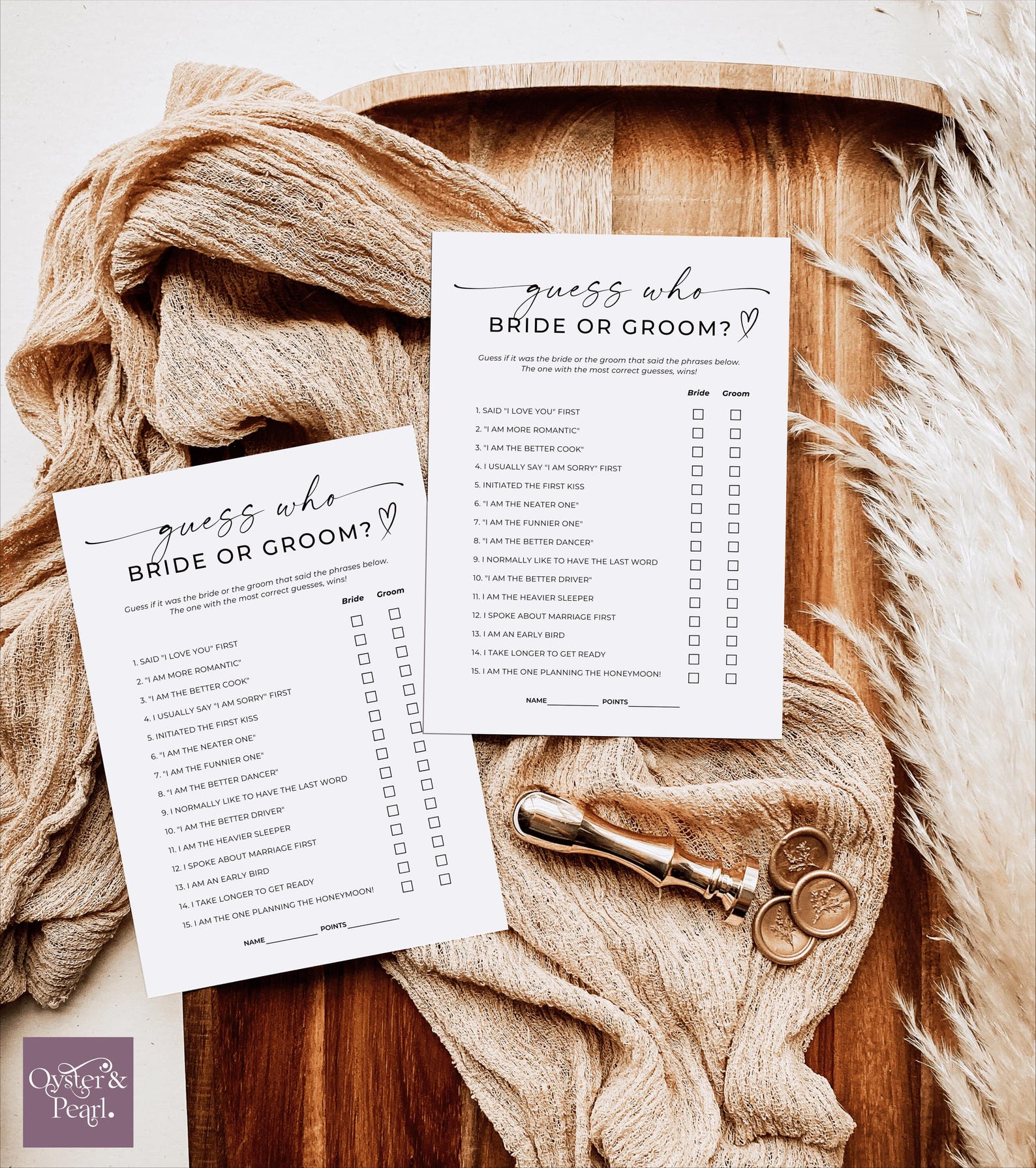 Guess Who Bride or Groom Bridal Shower Game, Bride or Groom Printable ...