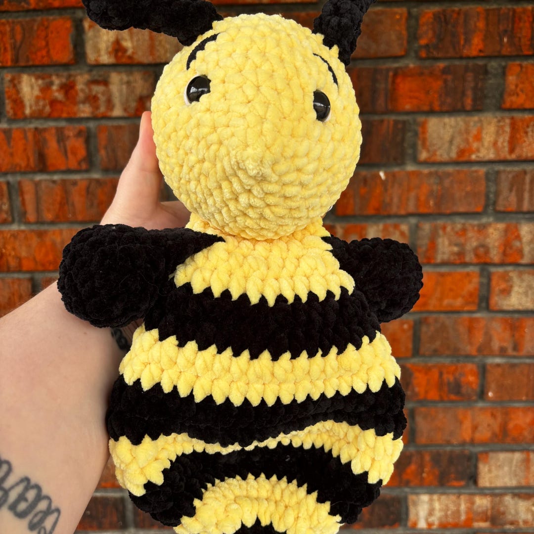 Handmade Crochet Bumble Bee Snuggler - Etsy