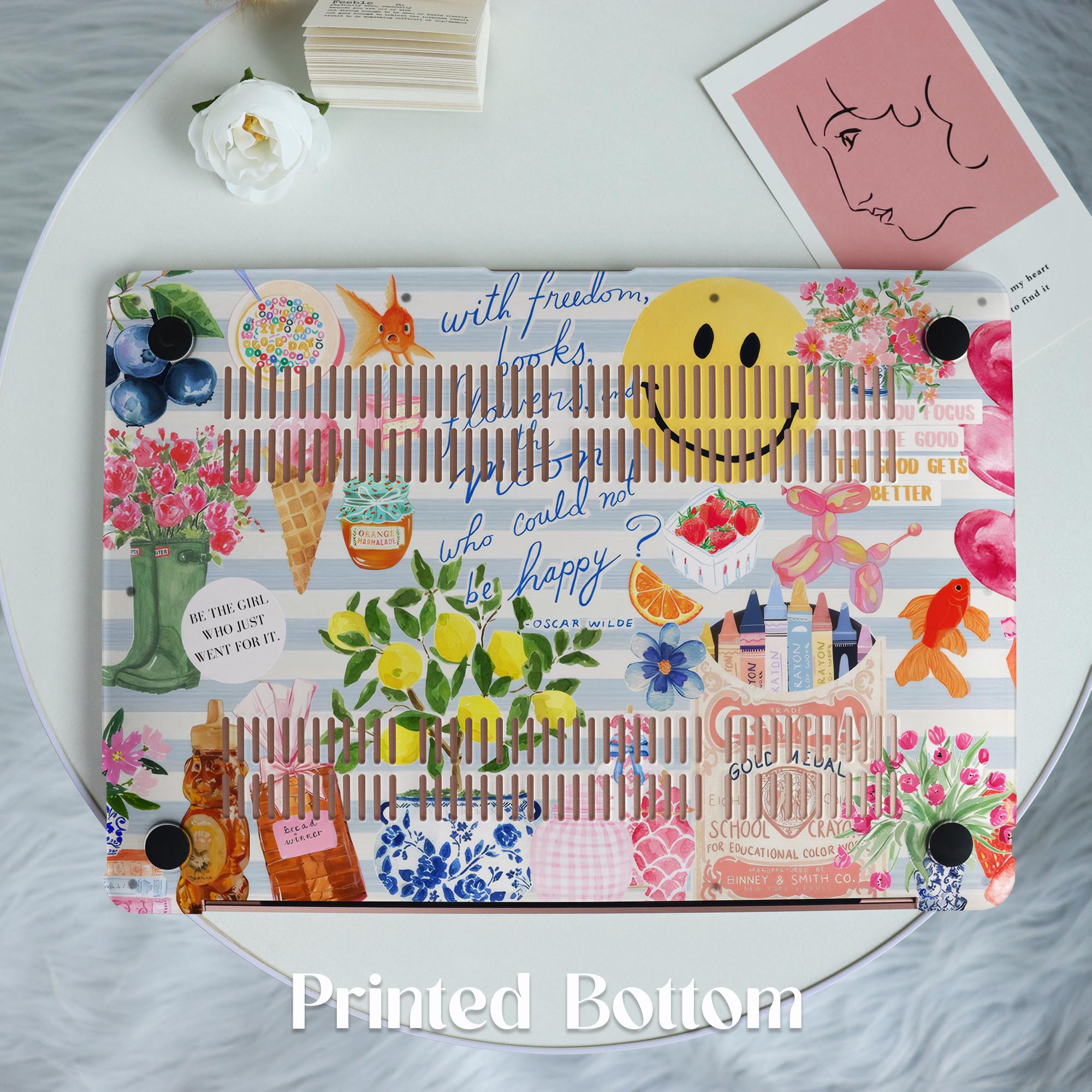 Happy Moments Collage New Pro Mac Protective Case Personalized Name for ...
