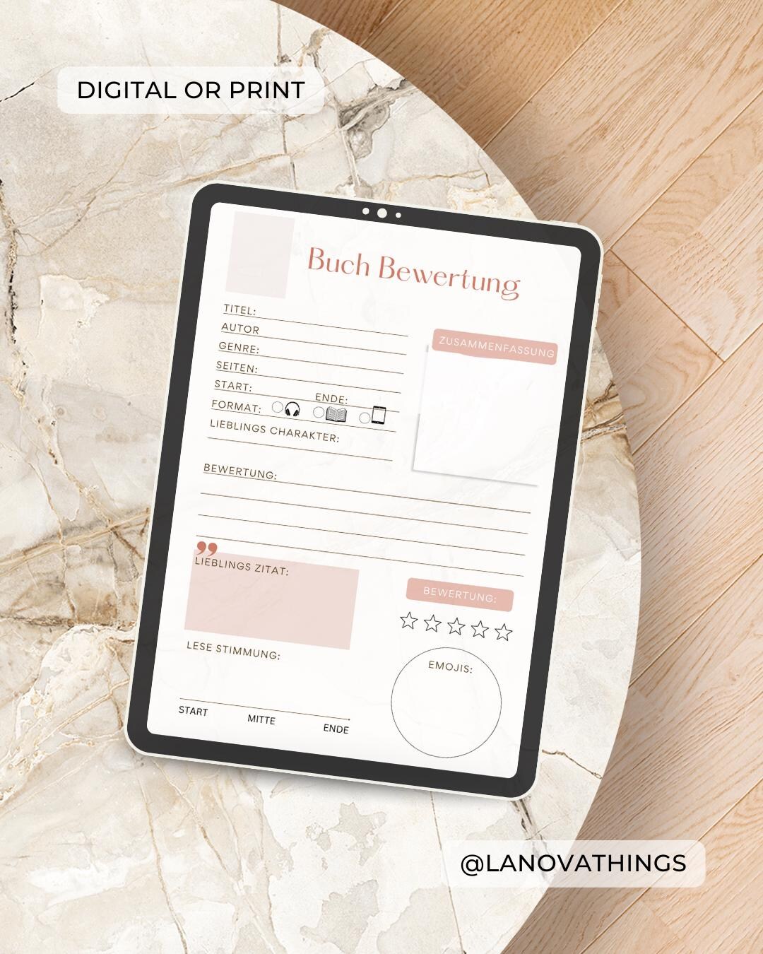 Book Review - One Pager - Etsy