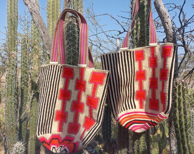FAIRTRADE Ethnic WAYUU Mochila, From Colombia, Crochet Crossbody ...