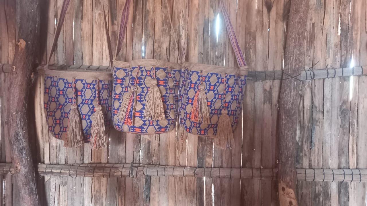 Handmade Wayuu Bag: Large Colombian Crochet Mochila - Etsy