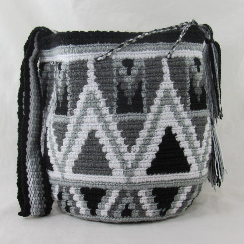 Wholesale Wayuu Bags Small Size X 10 Pieces Geometric Design Handmade ...