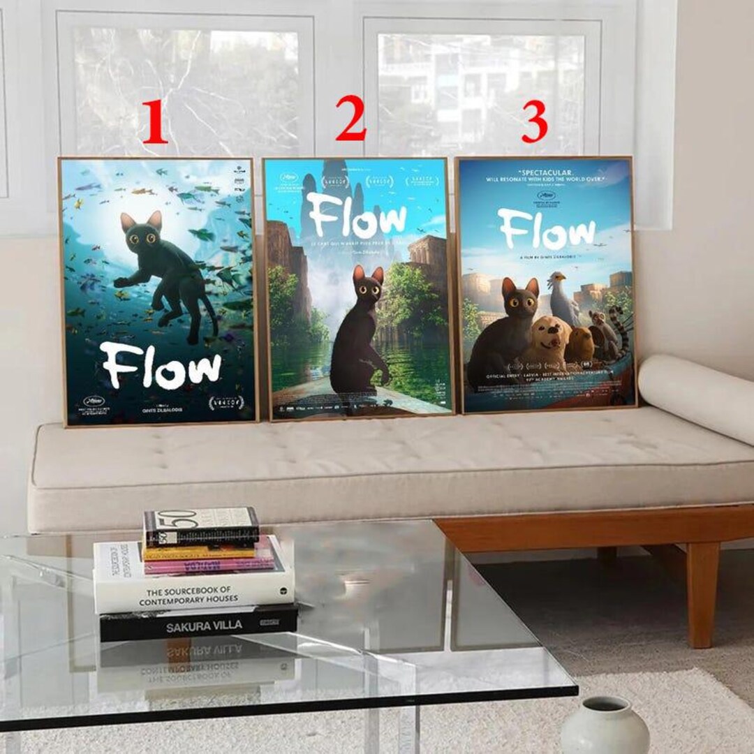 Flow 2024 Movie Poster, No Framed - Etsy