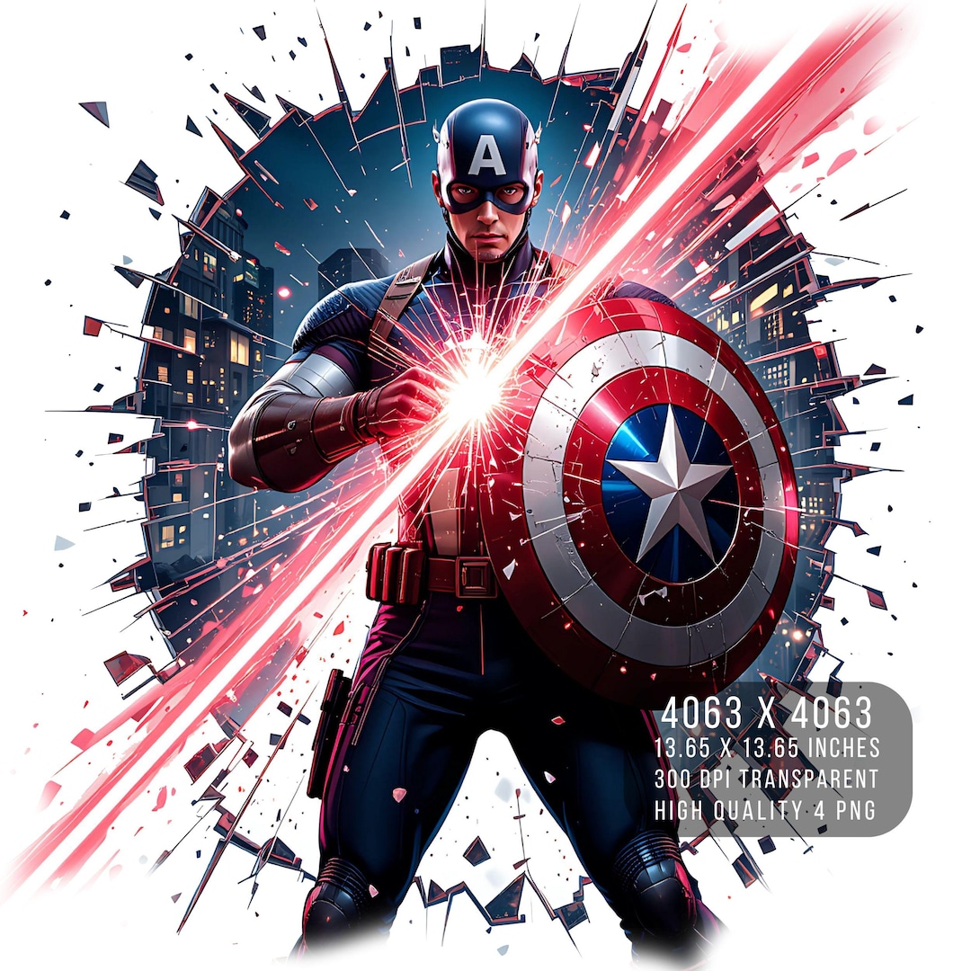 4 PNG America Superhero Fan Art PNG Clipart Bundle, Scrapbooking, Fan ...