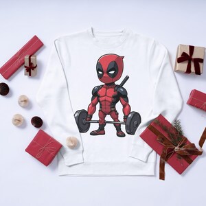 4 PNG Deadpool Cartoon Style Dc Comic Superhero Digital Design PNG File ...