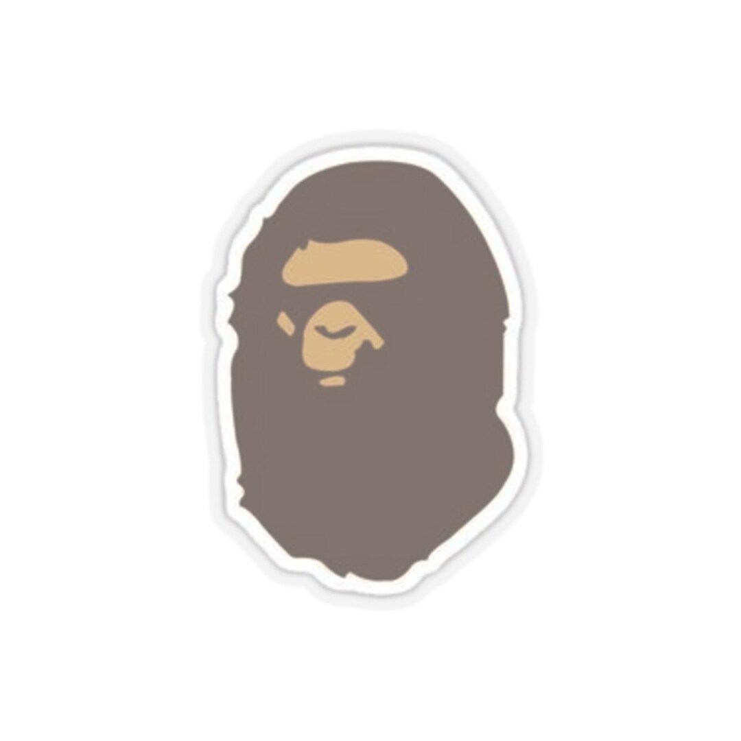 Kiss-cut Stickers Bape Ape Monkey Cool Designer - Etsy