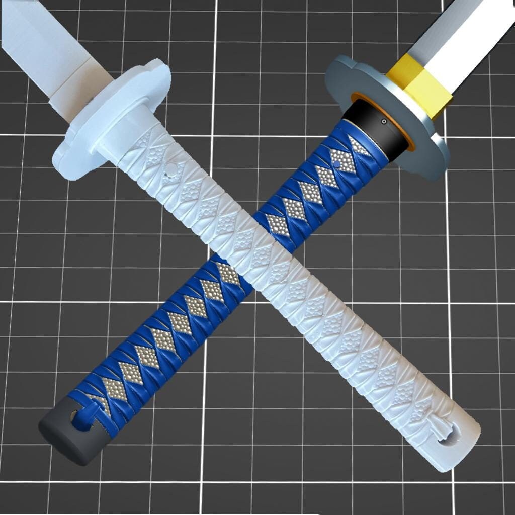 Katana Sword 3d Model Print Toy Bokken Real Size - Etsy